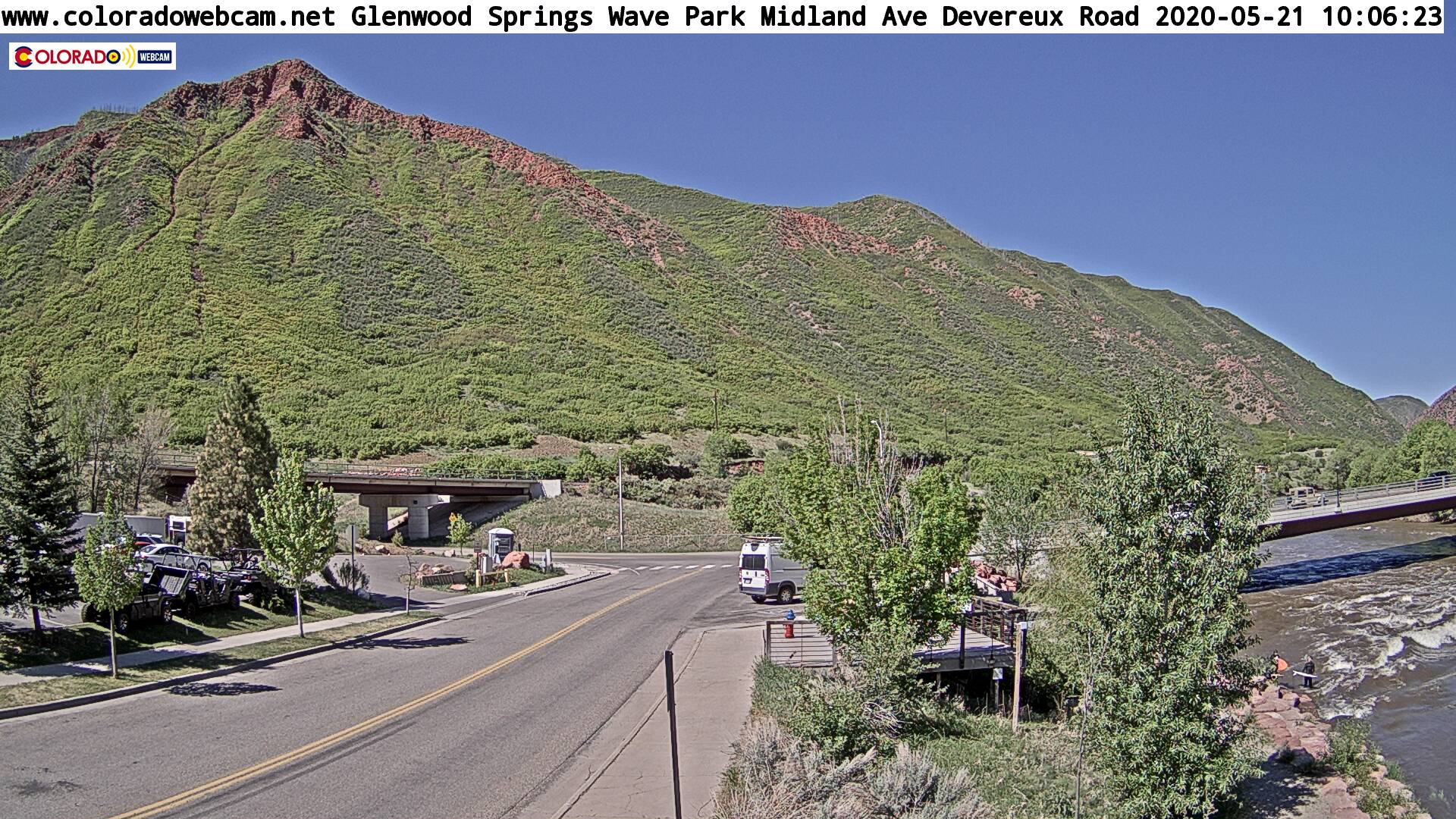 Glenwood Springs Webcam West Glenwood Colorado River Derereux Road ...